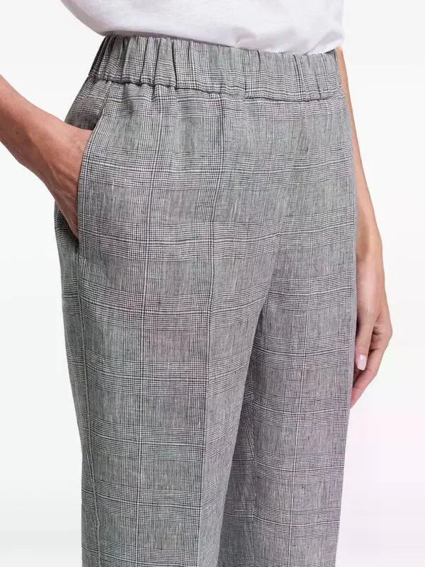 Peserico Check Pattern Trousers