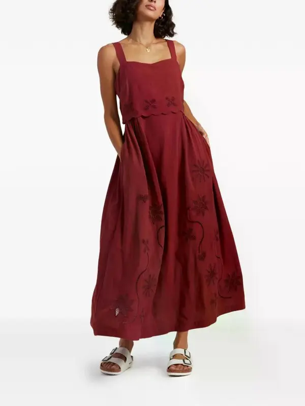 Chinti & Parker Sienna Broderie Midi Dress