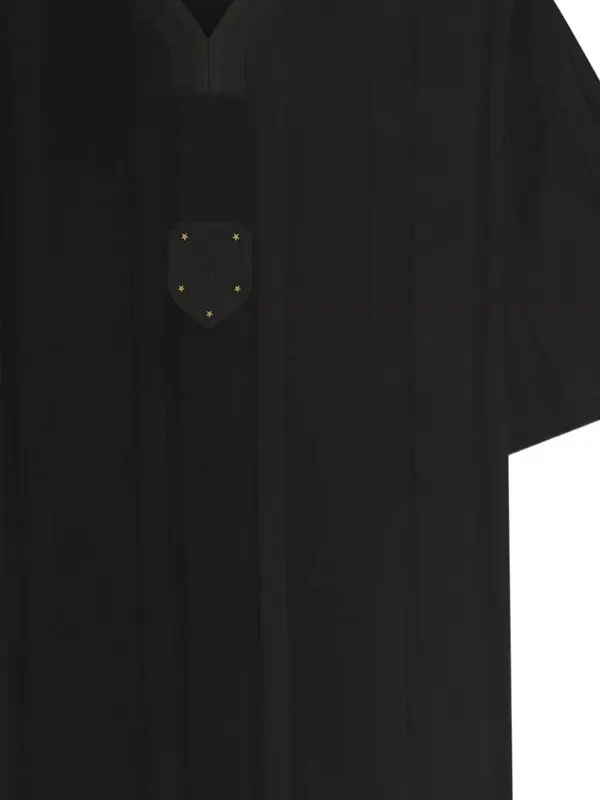 BOSS Vertical-stripe V-neck T-shirt