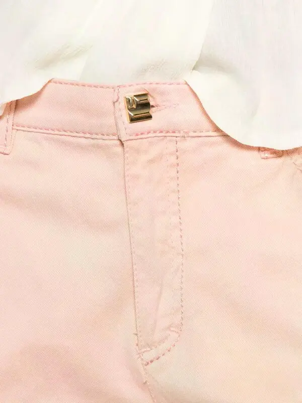 Roberto Cavalli 2000s Logo Patch Trousers