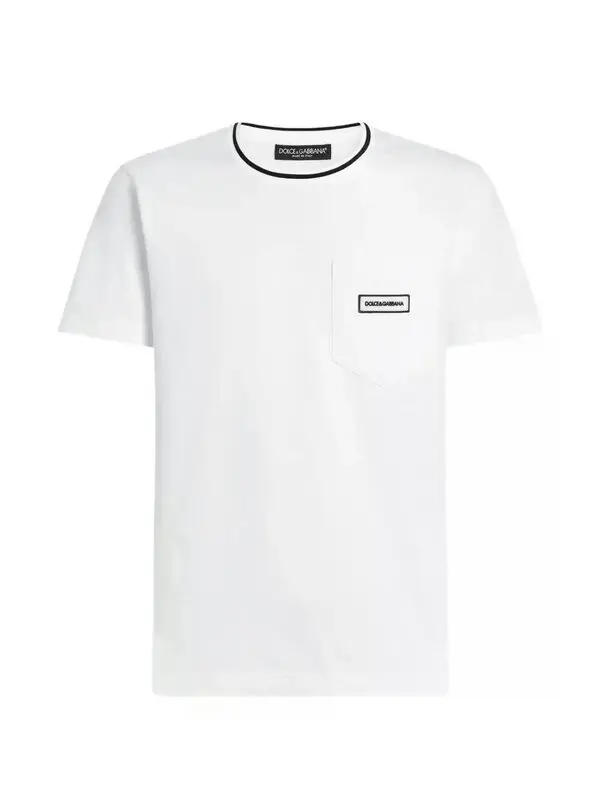 Dolce & Gabbana Cotton T-shirt With Logo - White