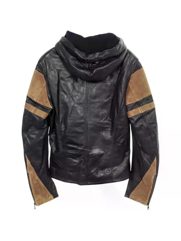 Dolce & Gabbana Embroidered Leather Jacket