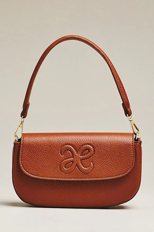 Maeve Embossed Shoulder Bag