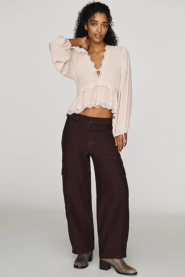 Citizens Of Humanity Thassos Cotton Utility Pants - Mahogany