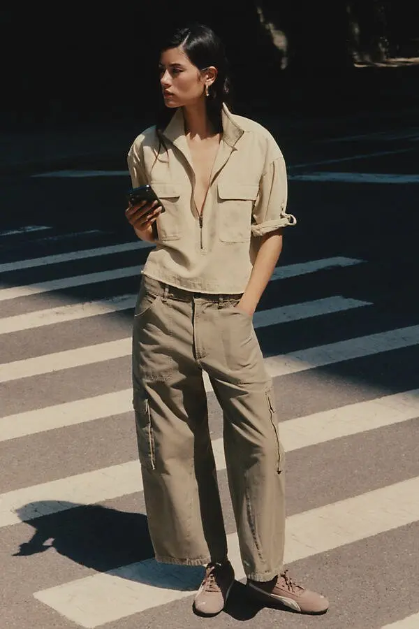 Citizens Of Humanity Thassos Cotton Utility Pants - Sand