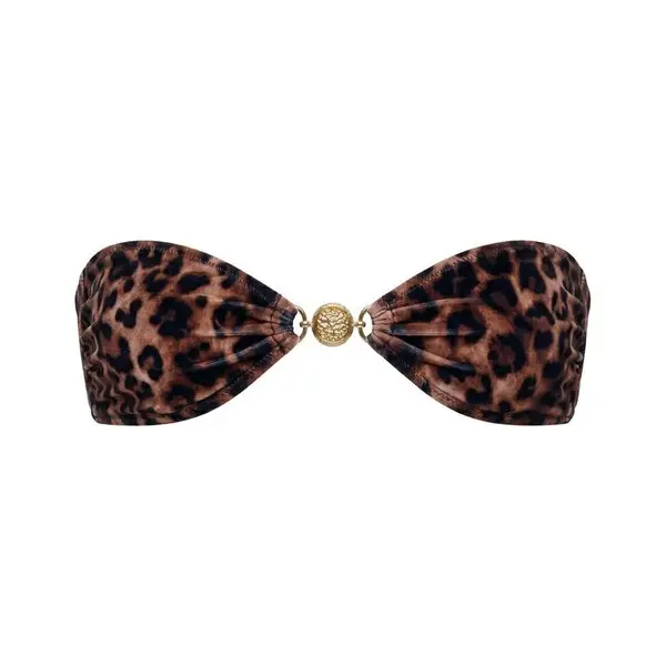 SUNKISSED Le Bandeau Strapless Top - Brown