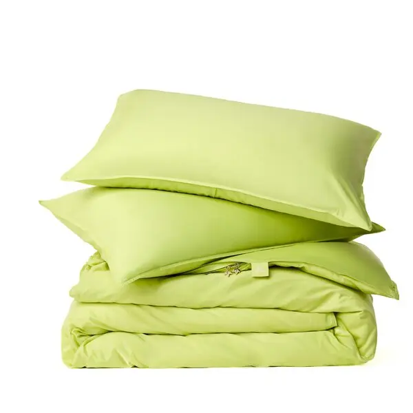 CANADIAN DOWN & FEATHER COMPANY Duvet Cover Set With Three Sided Zipper, Us Queen / Uk King Pistachio - Green