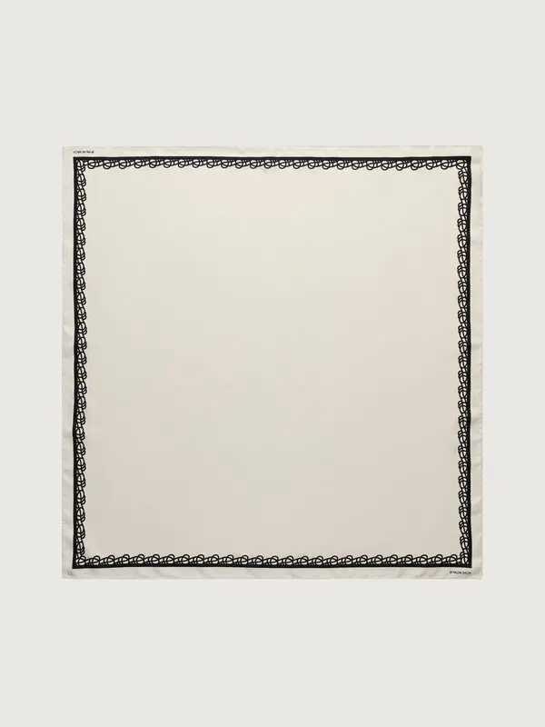 BY MALENE BIRGER Olla Silk Scarf - Soft White