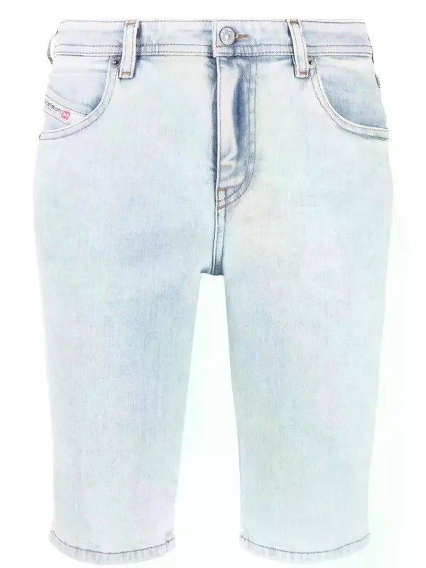 DIESEL® De-ginny Denim Cycling Shorts - Blue