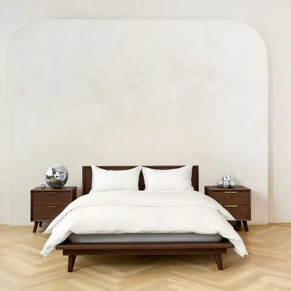 CANADIAN DOWN & FEATHER COMPANY Duvet Cover Set With Three Sided Zipper, Us Queen / Uk King Classic - White