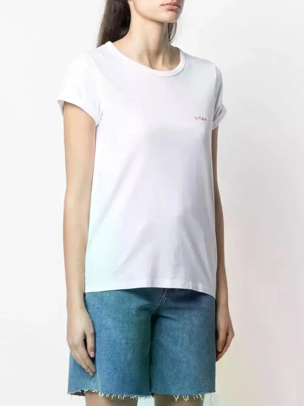 Maison Labiche Embroidered Slogan T-shirt