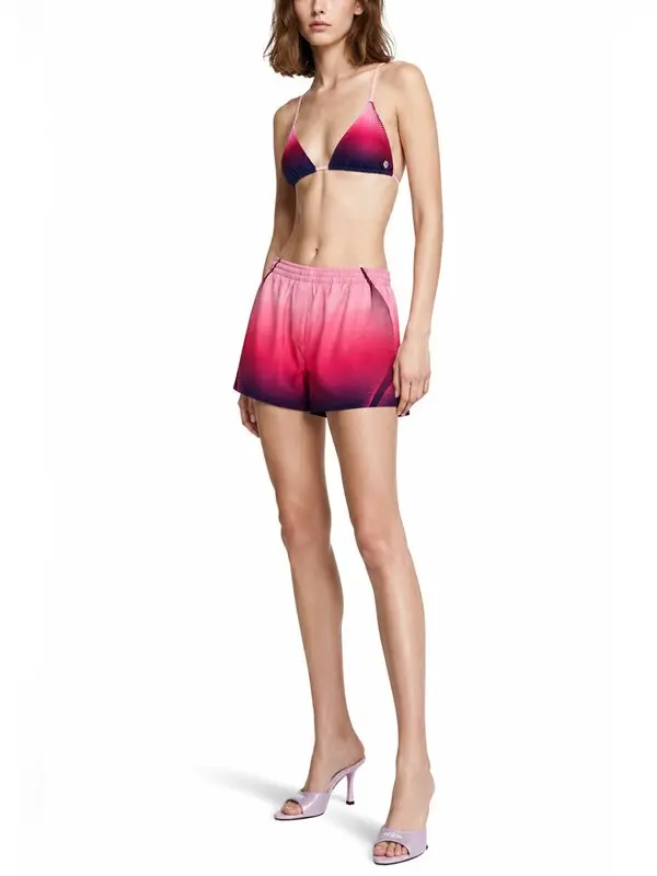 Casablanca Shorts In Seta - Pink