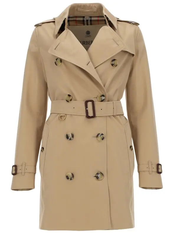 Burberry Heritage Kensington Trench Coat - Beige