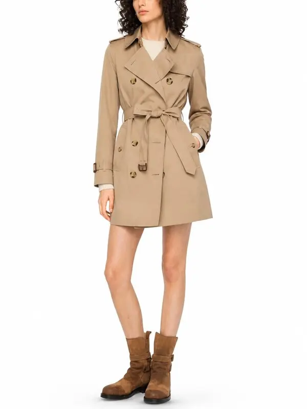 Burberry Heritage Kensington Trench Coat - Beige