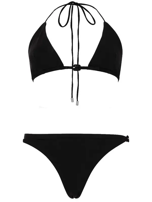 COURREGES Courrèges "buckle" Bikini - Black