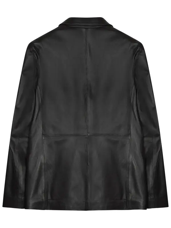 DEPARTMENT 5 Arielle" Double Breasted Leather Blazer