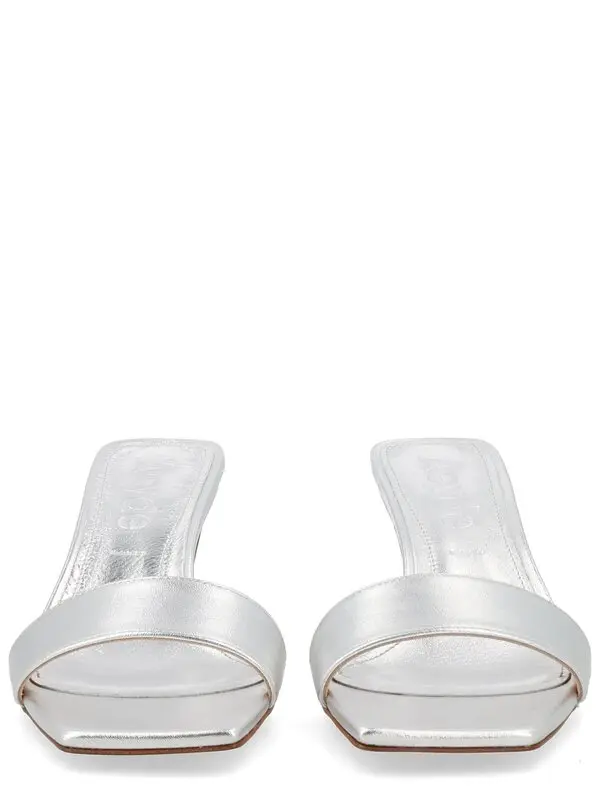 AeydĒ Gilly Heeled Sandals - Silver
