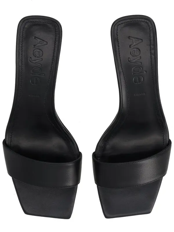 AeydĒ Gilly Heeled Sandals - Black