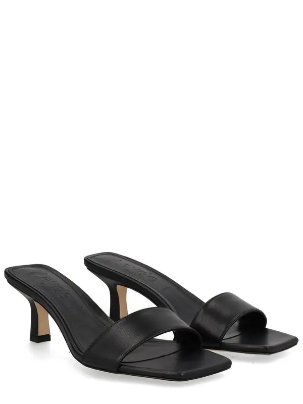 AeydĒ Gilly Heeled Sandals - Black