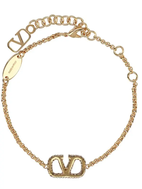 Valentino Garavani Vlogo Signature" Bracelet - Gold