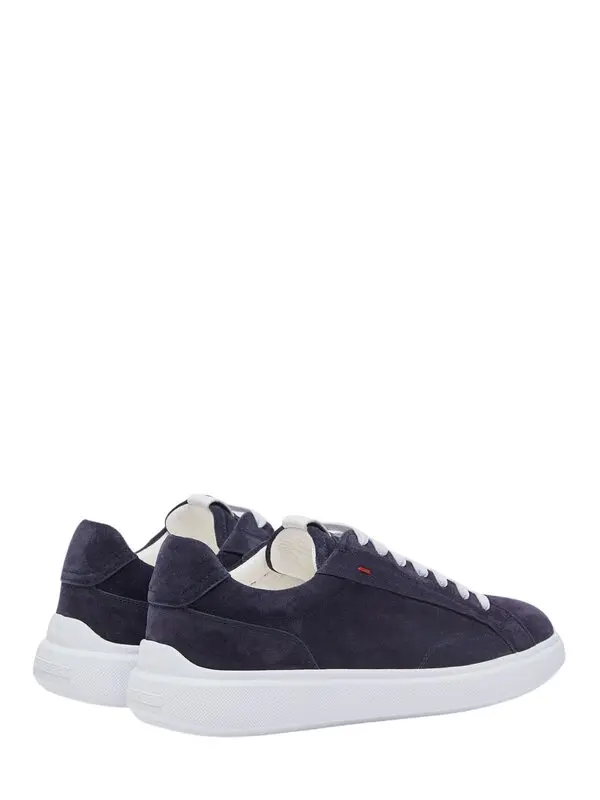 Peuterey Suede Lace-up Sneakers - Blue