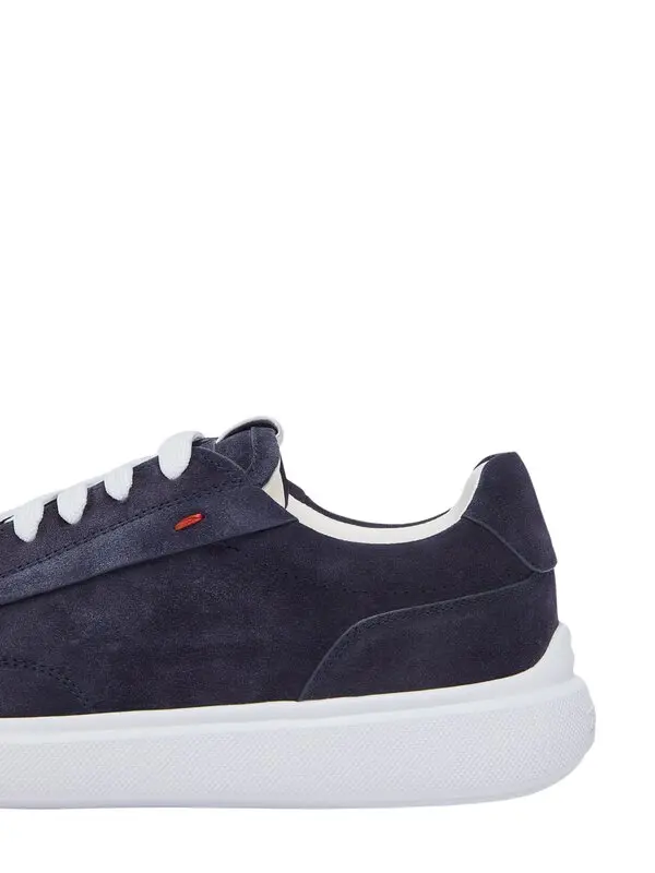 Peuterey Suede Lace-up Sneakers - Blue