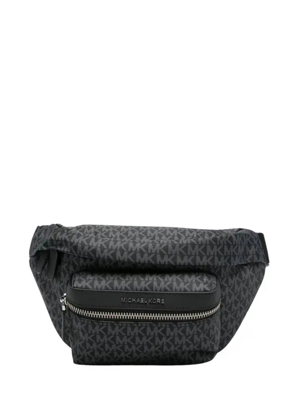 Michael Kors Logo Print Belt Bag - Black
