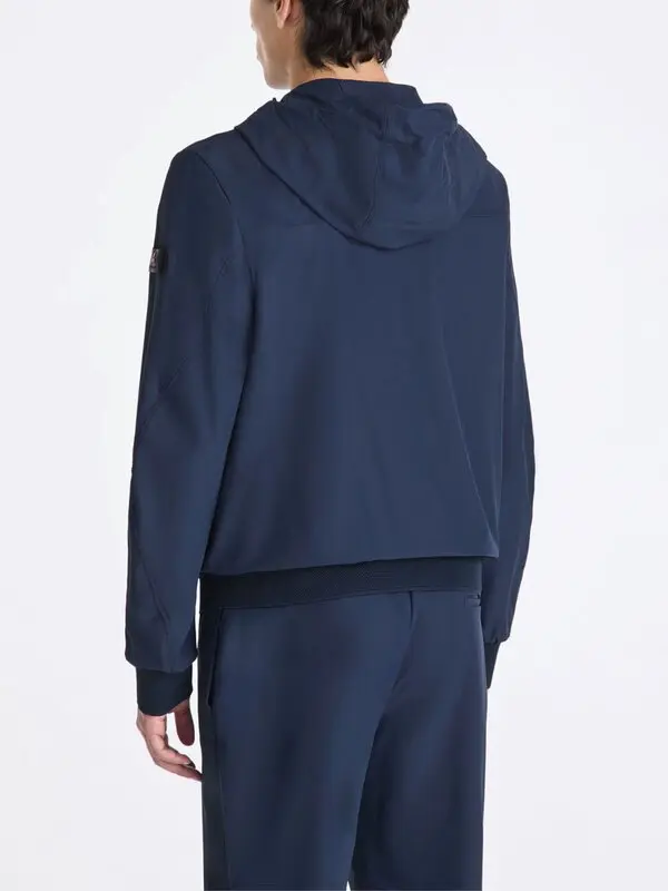 Peuterey Hybrid Zip-up Hooded Jacket - Blue