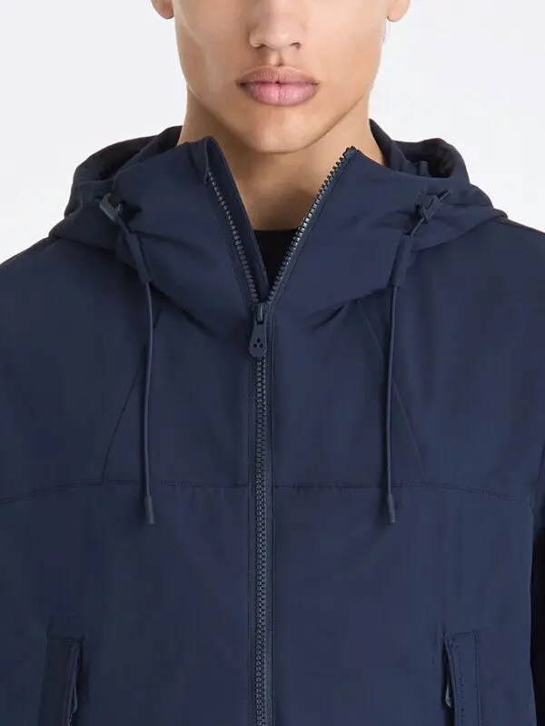 Peuterey Hybrid Zip-up Hooded Jacket - Blue