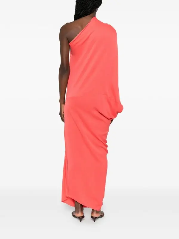 CORTANA Delore Silk Long Dress - Red