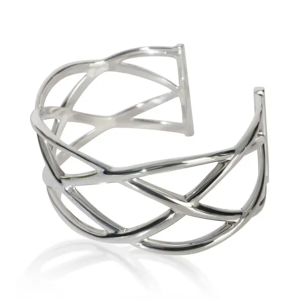 Tiffany & Co. Sterling Silver Celtic Knot Cuff Bracelet - Sterling_silver