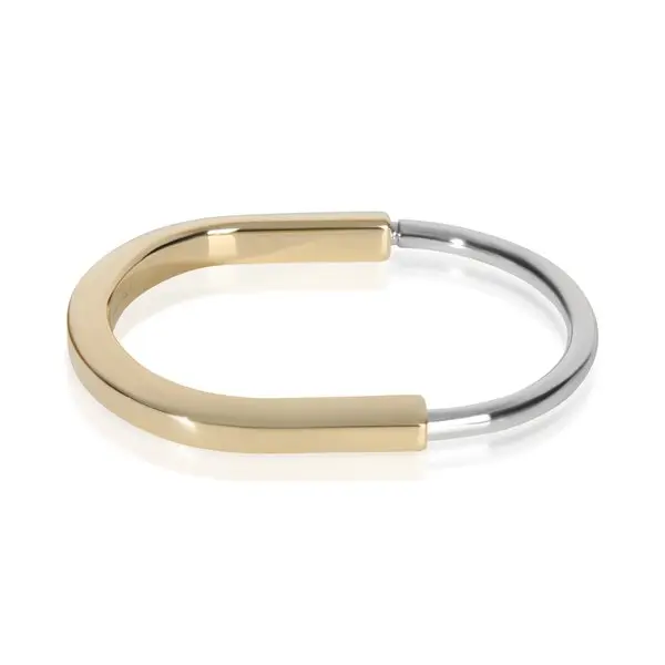 Tiffany & Co. White Gold And Yellow Gold Bangle Bracelet