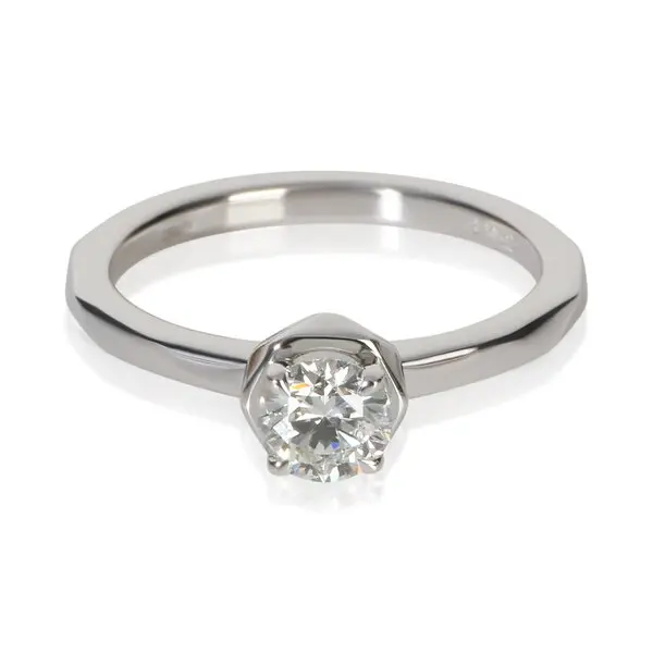 Graff 0.50 Ct Round Brilliant Diamond Engagement Ring - Platinum