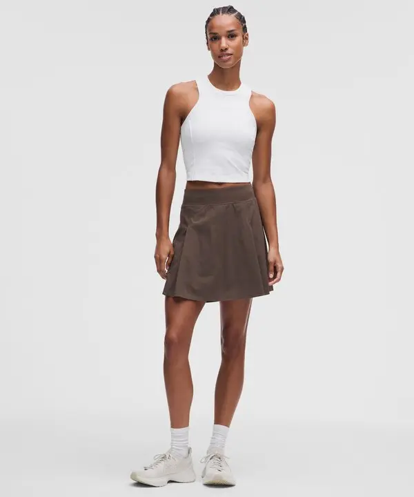 Lululemon A-line Side-pleat Tennis Skirt - Pinecone