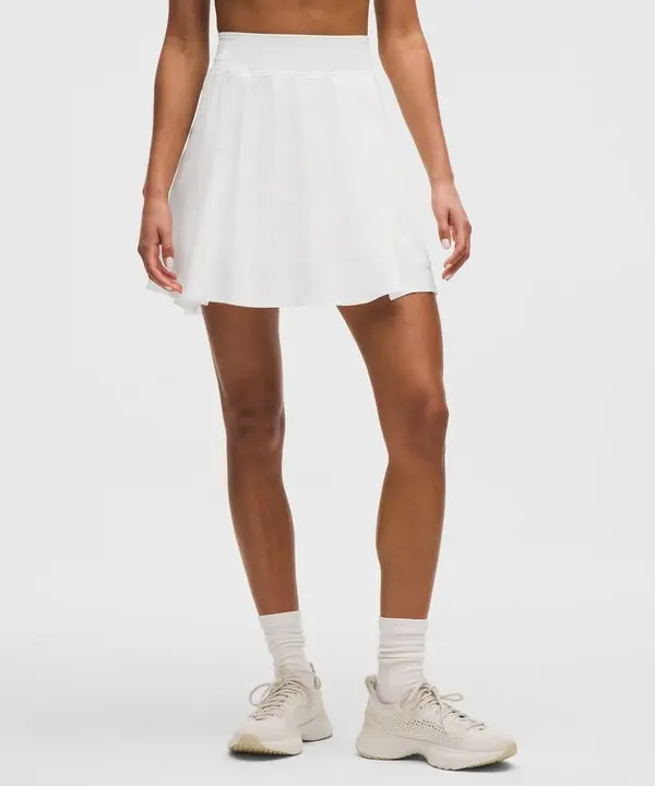 Lululemon A-line Side-pleat Tennis Skirt - White