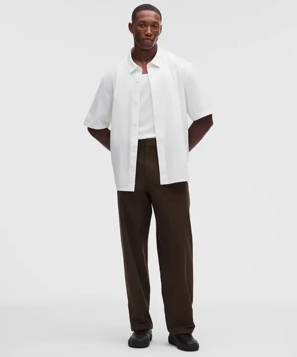 Lululemon Airing Easy Relaxed Short-sleeve Shirt - White