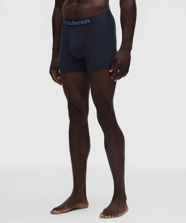 Lululemon Always In Motion Mesh Boxer Brief 5 - True Navy