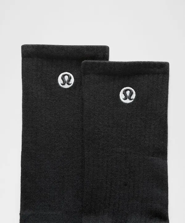 Lululemon Daily Essential Crew Socks - Black