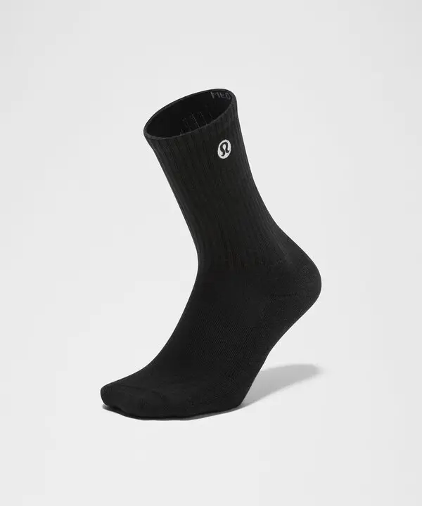 Lululemon Daily Essential Crew Socks - Black