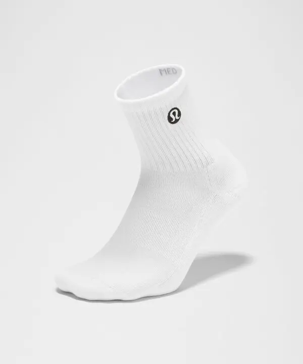 Lululemon Daily Essential Quarter Socks - White