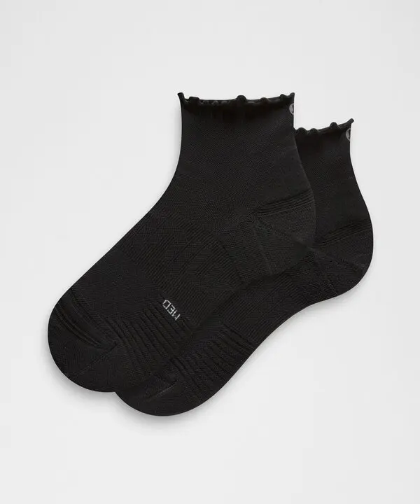 Lululemon Power Stride Ankle Socks - Black