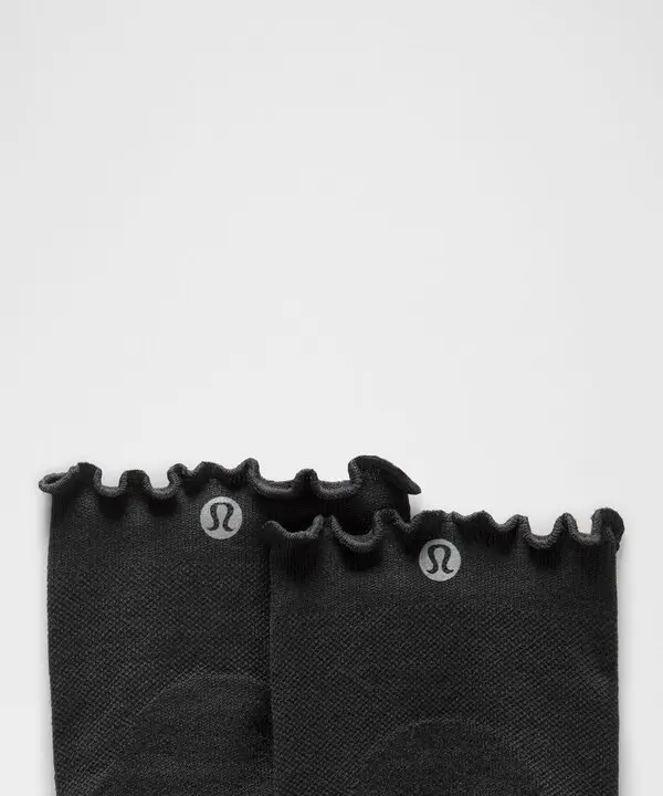 Lululemon Power Stride Ankle Socks 3 Pack - Black