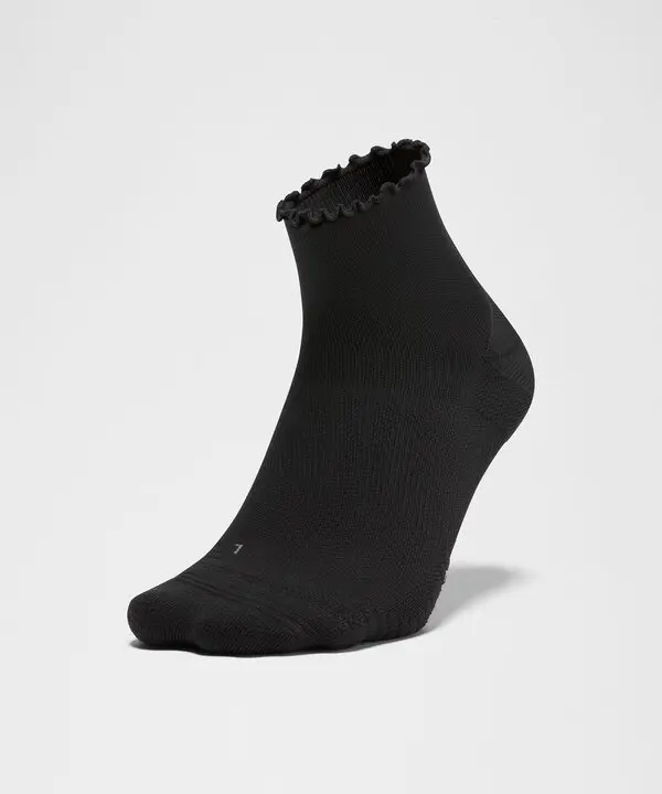 Lululemon Power Stride Ankle Socks 3 Pack - Black