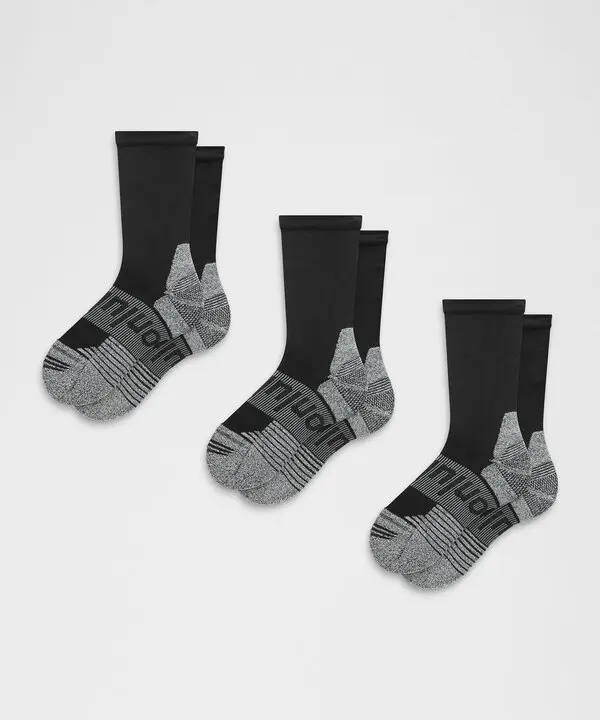 Lululemon Power Stride Cushion Crew Socks - Black