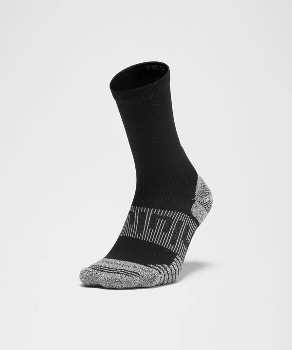 Lululemon Power Stride Cushion Crew Socks - Black