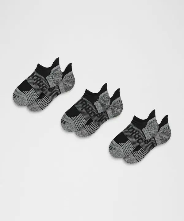 Lululemon Power Stride Cushion Tab Socks - Black