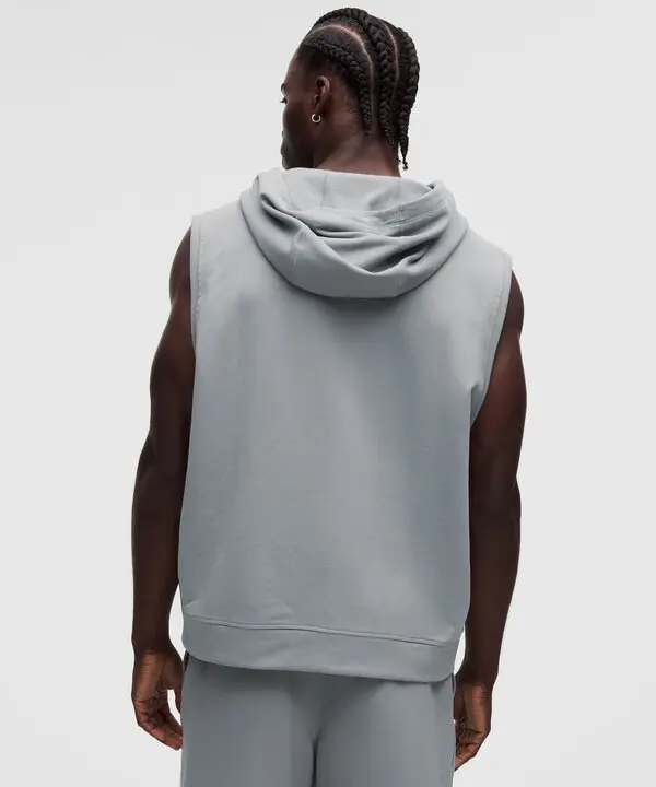 Lululemon Sleeveless Gym Hoodie - Feather Grey