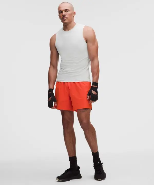 Lululemon Weightlifting Linerless Short 7 - Cherry Ember