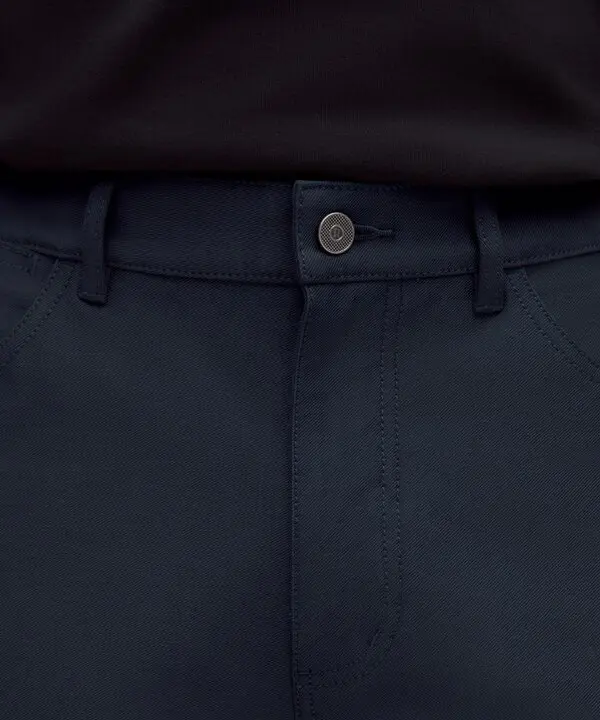 Lululemon Easy Five Relaxed-fit Cotton-blend Shorts - True Navy