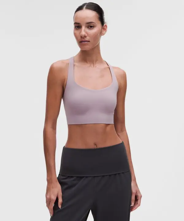 Lululemon Flexyflex Strappy Longline Yoga Bra - Shallot